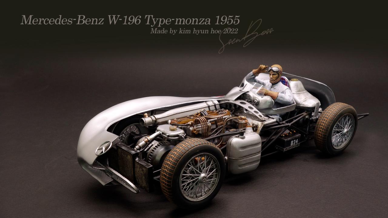 MMZ - Mercedes-benz w196 type-monza 1955