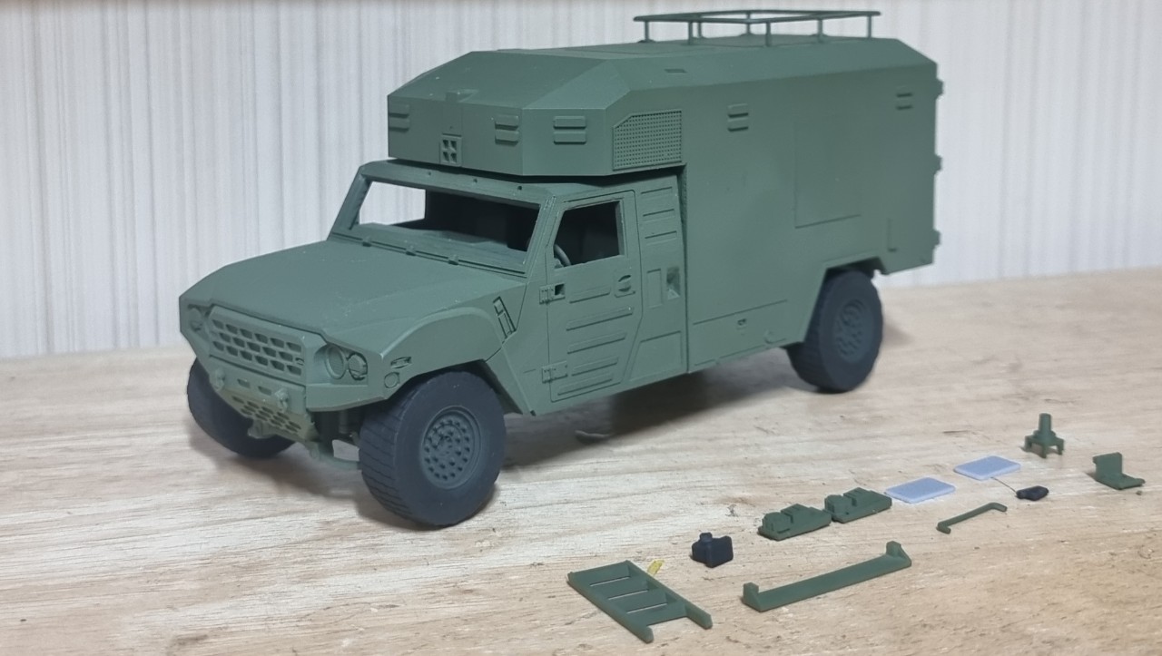 MMZ - 1/35 K351C 개선형 구급차(K151 소형전술 차량 기반 장축형 비방탄)